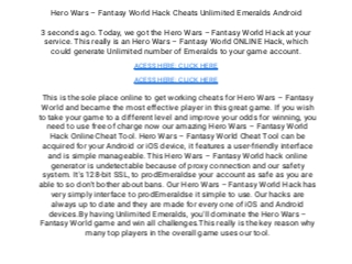 Hero Wars Hack and Cheats [2023] - r4eil