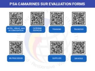PSA Camarines Sur - Evaluation Forms