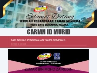 Dashboard DELIMa SK Taman Merdeka 2024