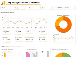 [New] Google Analytics Audience Overview