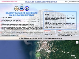 DASHBOARD MAJLIS DAERAH PUTATAN