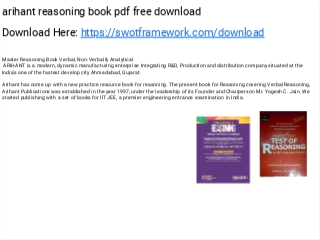 arihant reasoning book pdf free download