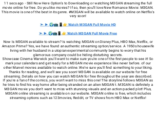 [.WATCH.] M3GAN (Free) FullMovie Online Streaming At-Home