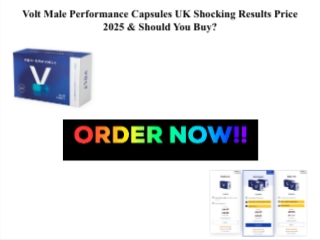 Volt Male Performance Capsules UK Shocking Results Price 2025 & Should You Buy?