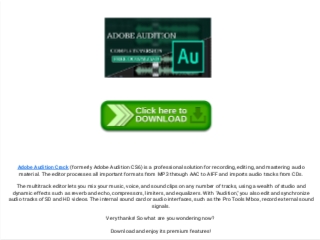 DOWNLOAD—Adobe Audition Crack (2025) Pre-activated Free