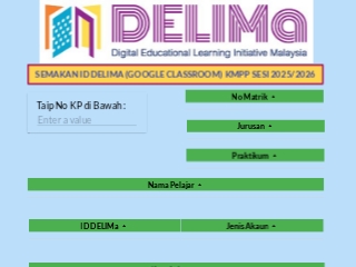 DELIMa (Google Classroom) KMPP 2025/2026