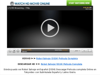 [PELÍSPLUS] VER Robot Salvaje(2024) PELÍCULA ONLINE EN ESPAÑOL POR TOKYVIDEO-CUEVANA 3