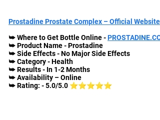 Prostadine Work?: Real Prostadine Users Reviews!