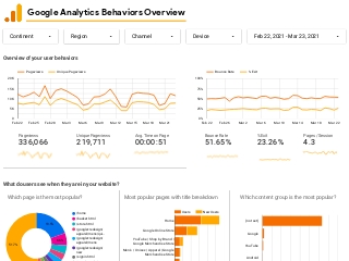 [New] Google Analytics Behavior Overview