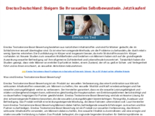 ERECTAX Fruchtgummis Deutschland: helfen sie bei erektiler Dysfunktion?