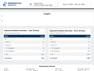 TEMPLATE | Rank Tracker | Exponential Growth