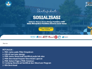 Sertifikat Sosialisasi IKU