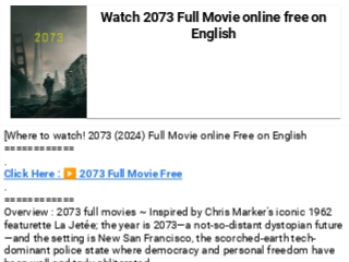 [Where to watch! 2073 (2024) Full Movie online Free on English