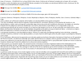 [.PELÍSPLUS.] VER La forja (2024) PELÍCULA COMPLETA ONLINE EN ESPAÑOL Y LATINO