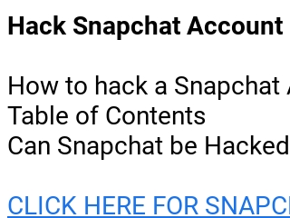Hack Snapchat Account 2022 Snapchat Hack Legit [tuj3]