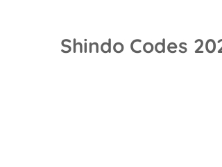 Shindo Codes 2022 and Shindo Life Roblox Codes together - (Shindo Codes)