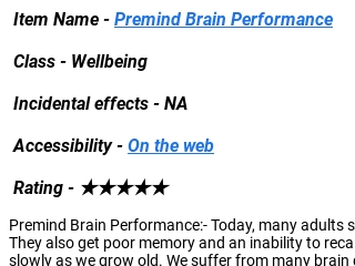 Premind Brain Performance - Do This Best Brain Really Work?