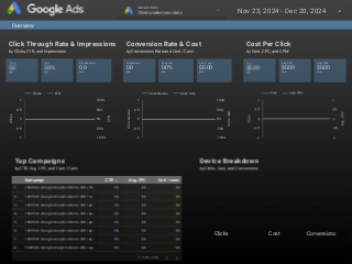 Google Ads Overview Report