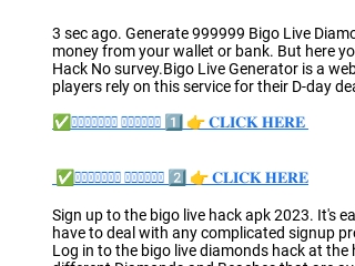 [{Bigo Live Diamonds Beans Generator}] 2023 ~(Bigo Live Diamonds Beans Hack) Bigo Live Diamonds ...