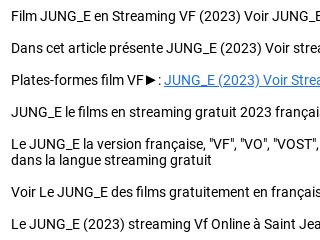 (REGARDER~FILM) JUNG_E 2023 en Streaming | Voir VF Complet et Gratuit en 4K