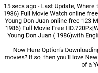 WATCH Exploits of a Young Don Juan (1986) FULLMOVIE ꜱᴜʙ ᴇɴɢʟɪꜱʜ STREAMING AT-HOME