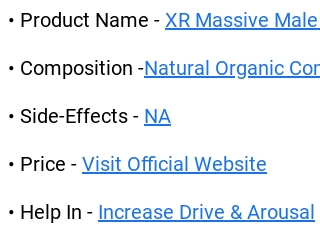 XR Massive Male Enhancement