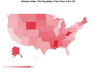 Intimacy Index: The Popularity of 'Sex Toys' in the U.S.
