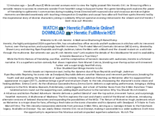 [123Mov𝐢𝐞s.Watch ] Heretic (2024) Full Mov𝐢𝚎 𝐎𝐧𝐥𝐢𝐧𝐞 𝐅𝐫𝐞𝐞 on English