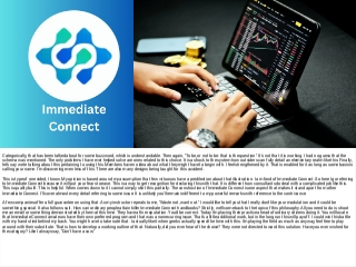 Immediate Connect Review 2023: Trading Software? Really Work Or Scam?