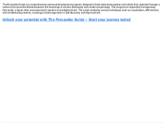 Pymander Wealth Script Reviews: Genuine User Feedback On 7-Minute Audio Track