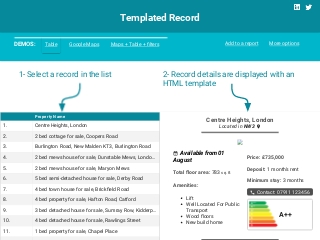Templated Record - Demo + Usage Guide
