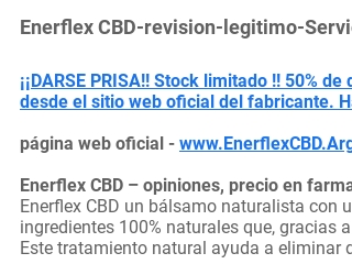 Enerflex CBD-revision-legitimo-Servicios-balsamo-resultado-donde ...
