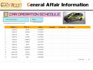 General Affair Information