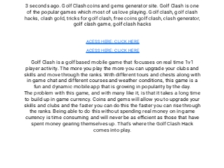 Golf Clash Cheats and Hacks - Golf Clash Unlimited Gems and Coins