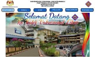DASHBOARD KOLEJ VOKASIONAL LIKAS KOTA KINABALU