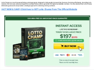 Lotto Champ Reviews (2025 Shocking Results) Uncovering the Truth Behind ...