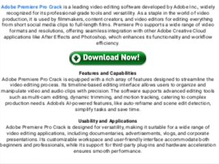 Adobe Premiere Pro Crack 2025 (v25.0.0.061) Download Latest