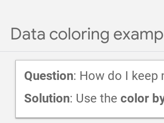 FAQ: Data Coloring