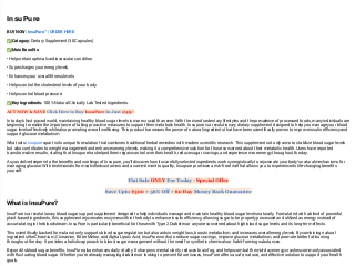 InsuPure (Thanksgiving 2024 Sale) Manage Blood Pressure, Blood Sugar ...