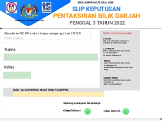SEMAKAN KEPUTUSAN PBD SMKAP 2022