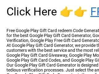 [FREE!] Google Play Code Generator without VERification No SurVEY 100% ...