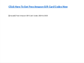 [[Unused] Free Amazon Gift Card Codes 2024 & 2025