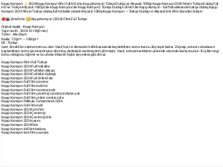 [İ𝐳𝐥𝐞] — Kayıp Kamyon (2024) Filmi Full Türkçe Dublaj 1080P HD