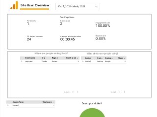 Site User Overview (template)