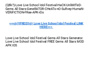 (Q8k?)-Love Live School Idol Festival-HaCK-UnliMITeD-Gems All Stars ...