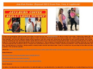 Java Burn Review: High-Quality Ingredients Uses, Online Order!