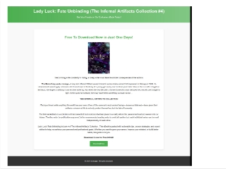 Download [PDF] Books Lady Luck: Fate Unbinding (The Infernal Artifacts ...