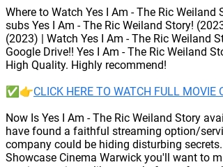 WATCH~FREE@! Yes I Am - The Ric Weiland Story Movie (2023) FULLMOVIE ...