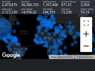 Realtime Coronavirus Update