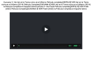 [!REPELIS!] Así en la Tierra como en el Infierno (2014) película ...